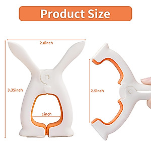 Oecoel 8Pcs Clothes Pins, Beach Towel Clips Towel Holder Clips Windproof Clothes Clips for Hanging Clothes, Quilt, Dolls (Blue/Orange)