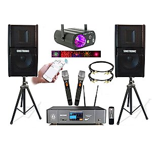 SINGTRONIC Complete Professional 3000W Digital Karaoke System W/HDMI, WiFi, Bluetooth, USB Recording Free Unlimited Songs