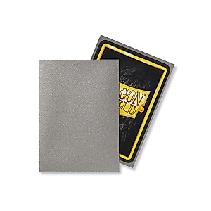 2 Packs Dragon Shield Matte Silver Standard Size 100 ct Card Sleeves Value Bundle! …