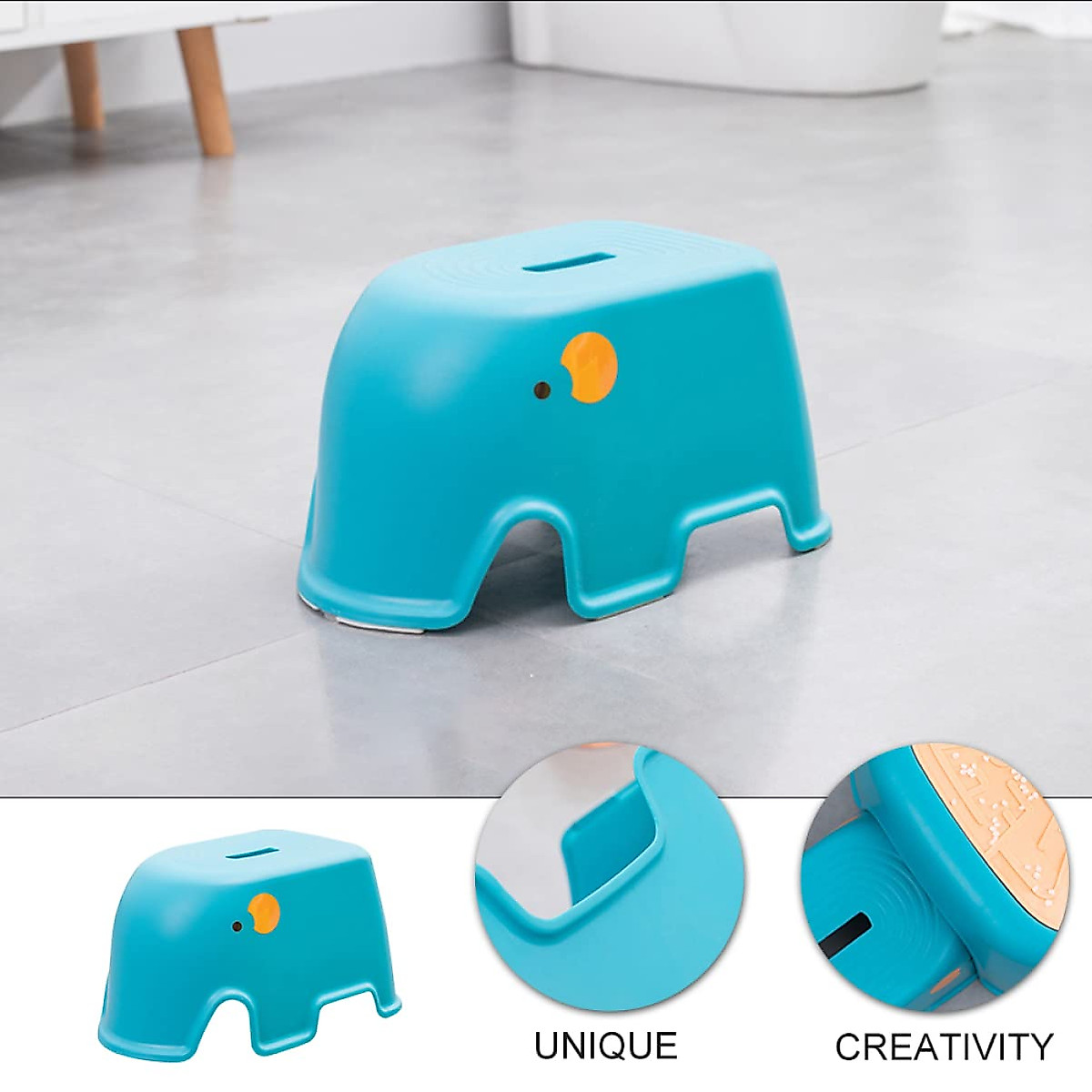 Housoutil Kids Step Stool 2pcs Children's Step Stool Pp Baby Combination Mini Kids Step Stools
