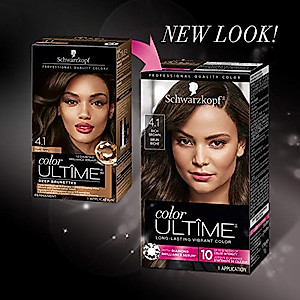 Schwarzkopf Color Ultime Hair Color Cream, 4.1 Rich Brown