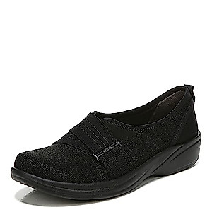 BZees Women's Niche III Flat, Blacknet, 8 Wide
