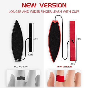 LA KEN DU,5 PCS Finger Surfboard for Car Ride-Mini Surfboard for Kids and Surfers with Receive Bag(Include Red Green Yellow Blue White)