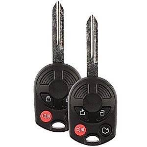 2X KeylessOption Remote Key Fob 4btn for Ford (OUCD6000022)