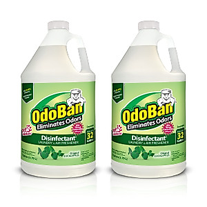 OdoBan Disinfectant Concentrate and Odor Eliminator, 2 Gallons, Original Eucalyptus Scent