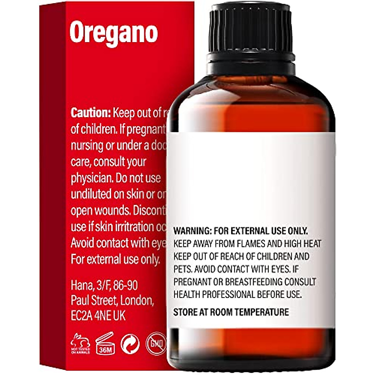H’ana Oregano Essential Oil for Improved Wellness - 100% Pure Therapeutic Grade Oregano Oil Essential Oil for Skin - Oil of Oregano for Nails - Oregano Oil for Diffuser & Nail (1 fl oz)