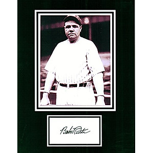 Kirkland Babe Ruth 8 X 10 Autograph Photo on Glossy Photo Paper