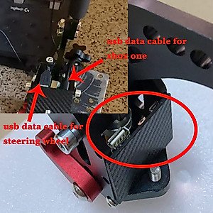 Obokidly Upgrade USB Handbrake Support G920 Compatible With XBOX ONE/XBOX ONE S For Simracing Game Sim Rig With Clamp Also Suitable For PC (Black)