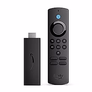 Like-New Fire TV Stick Lite, free and live TV, Alexa Voice Remote Lite, smart home controls, HD streaming