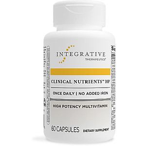 Integrative Therapeutics Clinical Nutrients HP - Multivitamin with Vitamin C, Zinc, Biotin & Vitamin B12 - Antioxidant Support Supplement for Men and Women* - Dairy Free - 60 Capsules