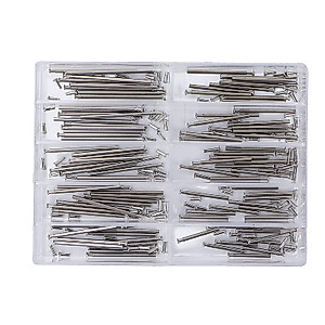 Watch Link Remover Kit, Pressure Bars Pins, Watch Rivet Ends Watch Bars Watch Band Clasp Bars Tube Friction Pin, Rivet Ends Repairing Accessory for Watch Repair and Watch Band Removal