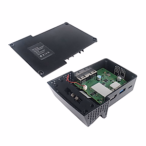 J&TOP Portable DIY Replacement Dock Mount Case for Nintendo Switch,Black(Only The Case)