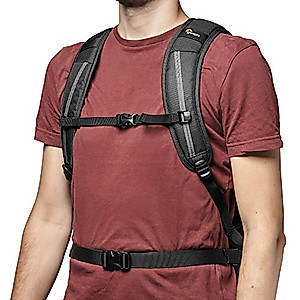 Lowepro Flipside BP 400 AW III Mirrorless and DSLR Camera Backpack - Dark Grey - with Rear Access - with Side Access - with Adjustable Dividers - for Mirrorless Like Sony α7 - LP37353-PWW