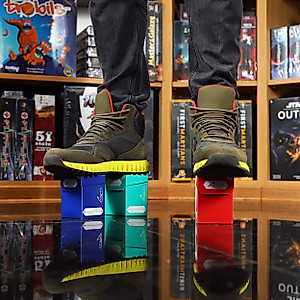 Quiver Time 100+ Standard Deck Blocks with 2 Dividers/Card Deck Box - Set of 5 MTG Deck Box - Compatible with Magic Commander, Yugioh & other TCG cards - (White, Black, Blue, Red & Green)