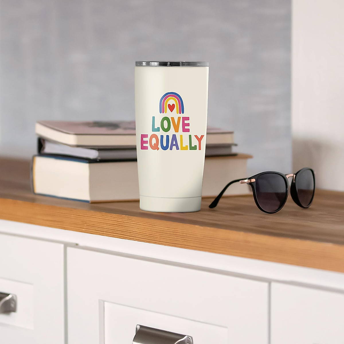 17 oz. Love Equally Coffee Tumbler Custom