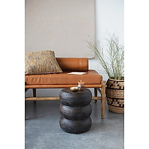 Creative Co-Op Mélange Cotton Blend Bouclé Pillow, 20" L x 20" W x 2" H, Gray