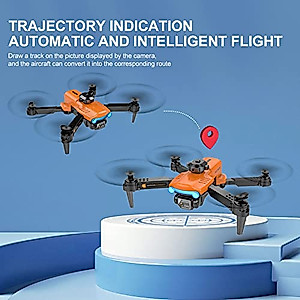 ZZKHGo Mini Drone with 1080P Dual HD Camera - Foldable Drone with Camera for Adults, Remote Control Small Drones Toys Gifts for Boys Girls, One Key Start, Altitude Hold, Headless Mode