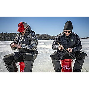 Abu Garcia Max Ice Spinning Fishing Reel, Size 5 (1523300), Right/Left Handle Position, Lightweight Construction, 4 Bearings for Smooth Operation, Ideal for Accurate, Distant Casting,Silver