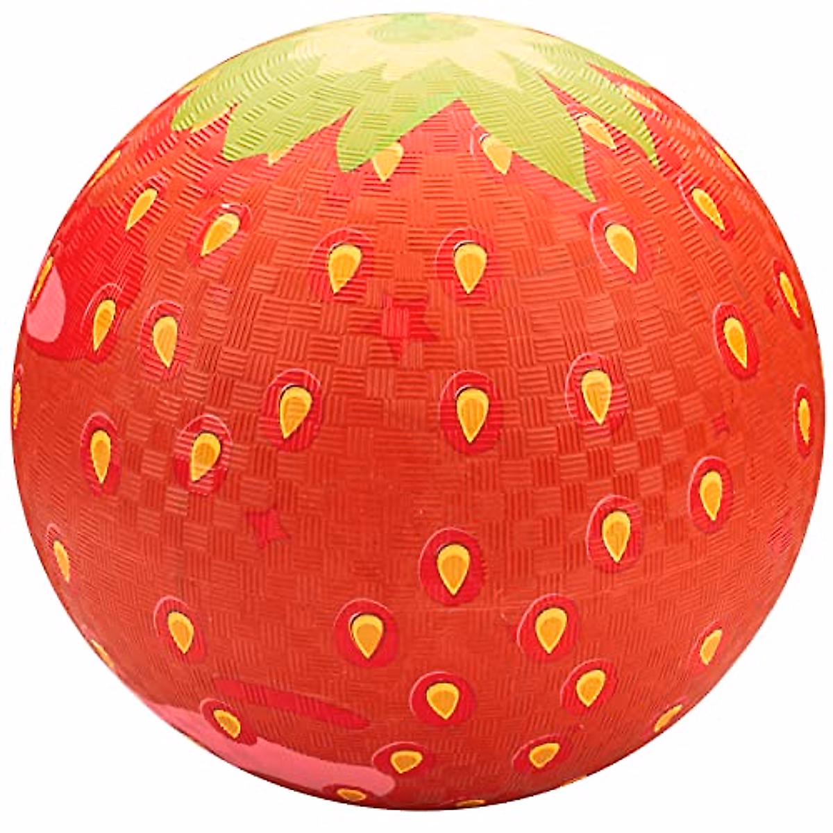 SCS Direct Gaga Fruit Themed Playground Balls (2pk) (8.5 inches) w Air Pump- Durable Grip Rubber Pack for Recess Dodgeball, Kickball, Gagaball Play & School -Fun Kids Summer Camp Outdoor Toys & Gifts