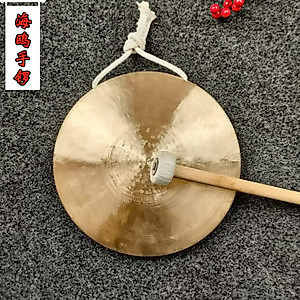 Seagull hand gong 中国手锣铜锣 (海鸥21公分高音手锣一面)