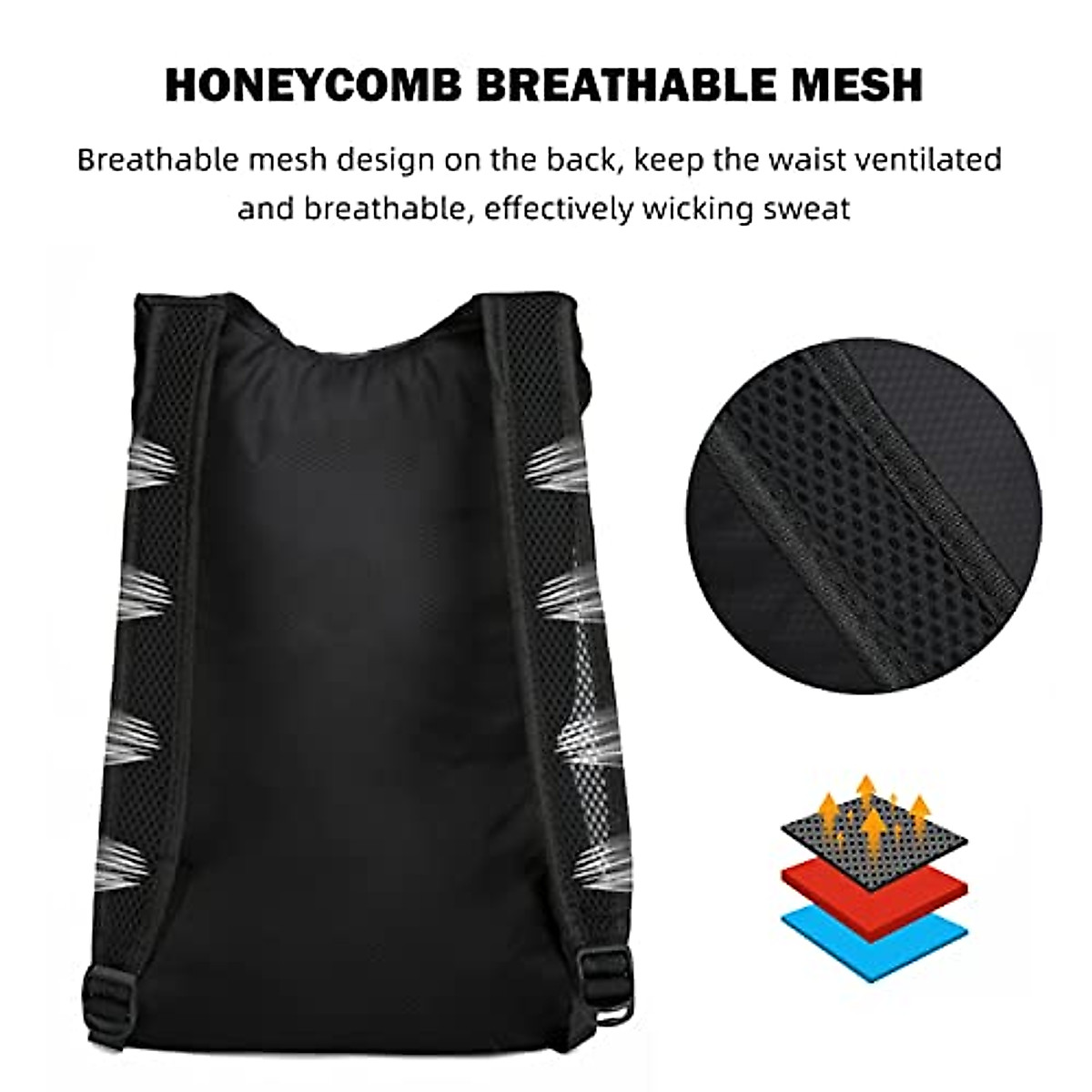 kingsea Foldable Backpack,Lightweight Packable High capacity Backpack for Travel Camping Hiking Outdoor Sports Daypack (Blue)