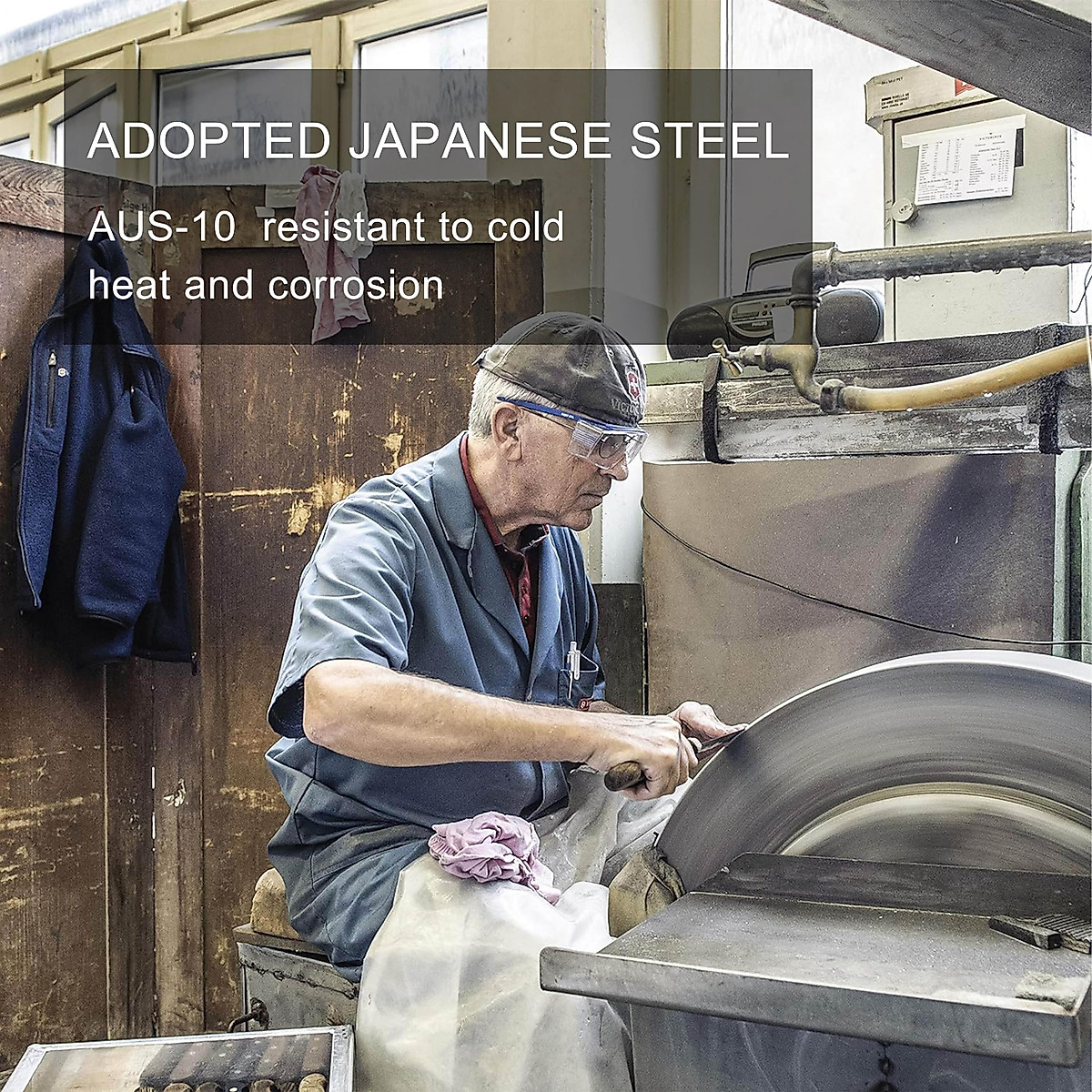 UIELPT 8-Inch Patterned Stainless Steel Bread Knife - Razor-Sharp Serrated Edge, Black Wood Handle - Ideal for Homemade Bread, Cake, and Bagels