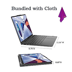 Lenovo Yoga 7i 2-in-1 14" 2.2K 16:10 300Nits Multitouch Slim Laptop - Intel Evo 10-Core i5-1335U - 2 x Thunderbolt 4 - Fingerprint Reader - Storm Grey Win11 Pro W/Cloth (8GB RAM | 1TB SSD)