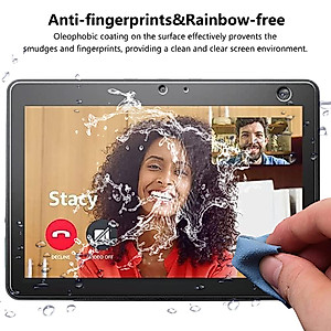 Warmyee [2 Pack] Screen Protector for Echo Show 10 10.1", Tempered Glass Screen Film Guard for Amazon Echo Show 10 (3rd Gen)