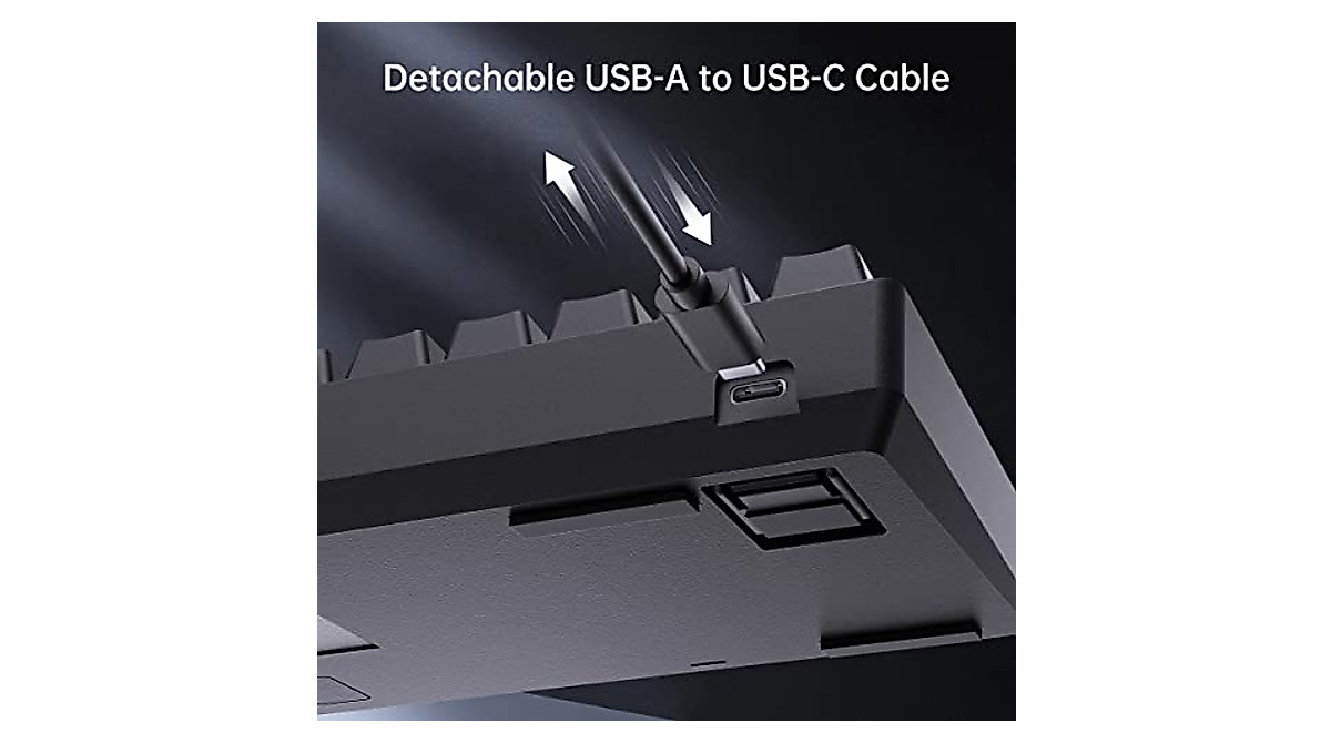DIERYA DK61E Mechanical Gaming Keyboard - Compact RGB, Hot-Swappable