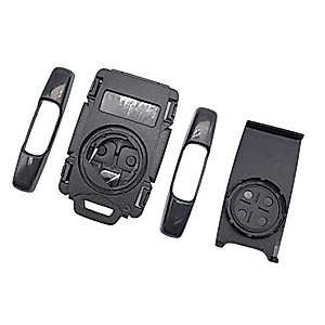 Smart Key Fob Shell Case Fit for Chevy Chevrolet Silverado Colorado GMC Sierra Canyon M3N-32337100 Keyless Entry Remote Control Car Key Fob Outer Cover (Black)