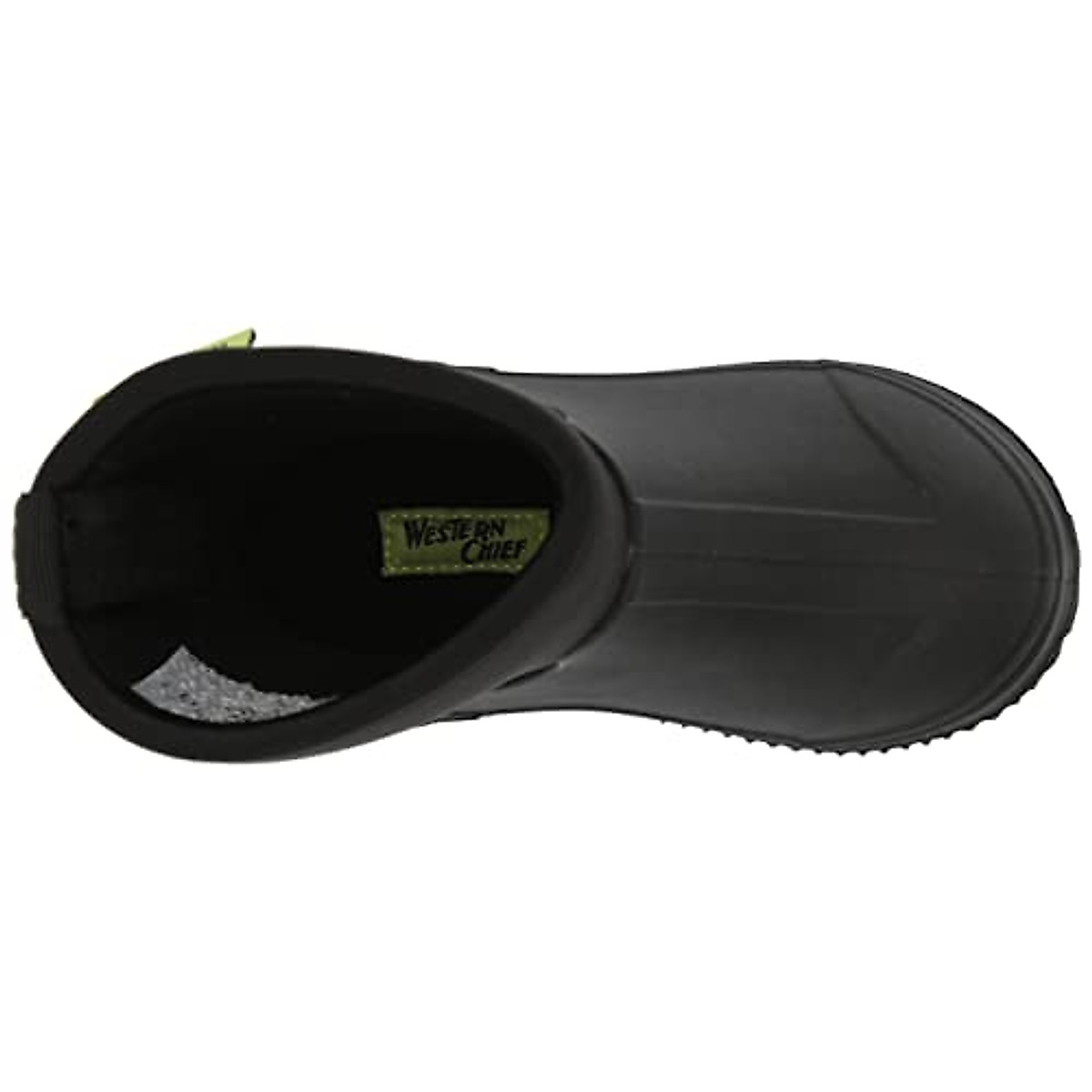 Western Chief Kids Freestyle Neoprene Rain Boot, Black, 2