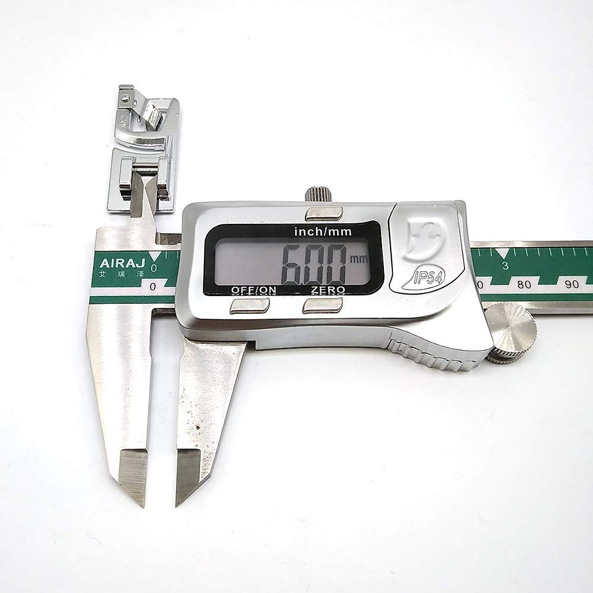 HONEYSEW 3PCS Narrow Rolled Hem Presser Foot Sewing Machine Roll Roller Hemmer Press Feet 3MM,4MM,6MM Hemming Foot for Kit for Low Shank Sewing Machine, Singer, BabyLock, Brother etc.