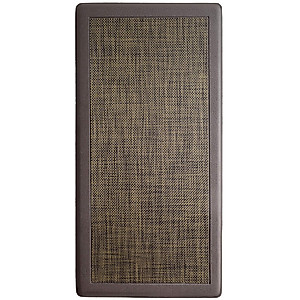 iCustomRug Ergonomic Anti Fatigue Kitchen Mat with Durable textalene Surface, for Comfort While Standing in Kitchen, Bathroom, Workstation Memory Foam Mat 39"×20"×0.50" (L×W×H) in Fawn