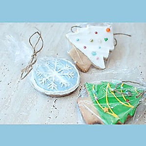 Yotelab Cellophane Treat Bags, 4x6 Inches Cellophane Bags With Twist Ties,100 Pcs