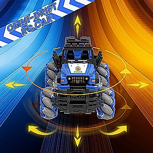 YOTOY Remote Control Car Toys for 6 7 8 9 10 Years Old Boys, Drift Stunt Remote Control Car, RC Cars for Boys Age 8-12, Stunt Car Remote Control, RC Stunt Car Toy, Drift Stunt Car, Drift RC Cars