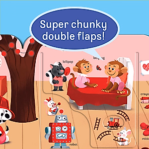 Peek-a-Flap Colors - Lift-a-Flap Board Book for Curious Minds and Little Learners; Toddlers & Kids Early Learning Book Teaching All the Colors of the Rainbow