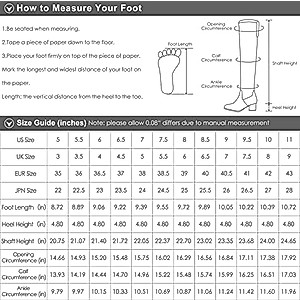 DREAM PAIRS Women's HIGHPLAT Black Chunky Thigh High Over The Knee High Heel Boots Size 9 B(M) US