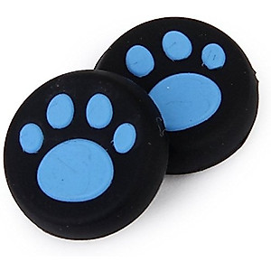 Analog Thumb Stick Grip Covers Thumbstick Joystick Cap Cover for PS4 PS3 PS2 PS4 Pro Slim Xbox One Xbox 360 (Blue）