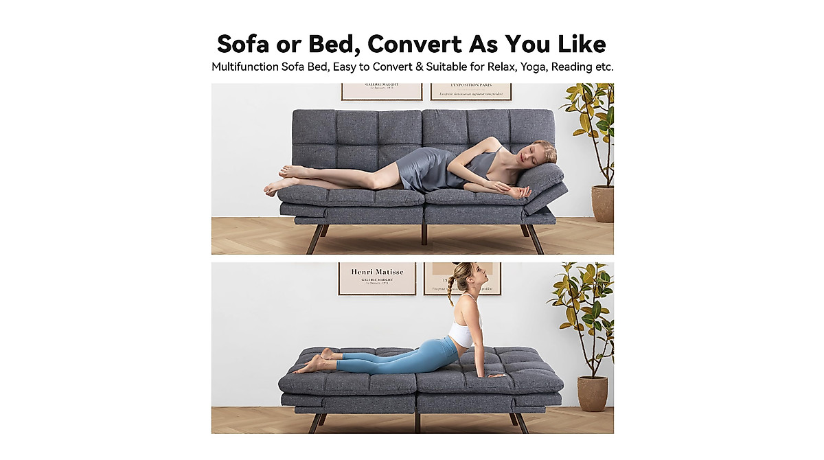 Hcore Sofa 267-2 Sofabed Grey | Convertible & Space-Saving Design