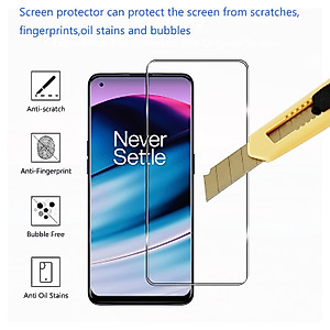 YIFNTANG [3 Pack] Tempered Glass Screen Protector for OnePlus Nord N20 5G,HD Clear,9H Hardness, Anti Scratch,Compatible with OnePlus Nord N20 5G