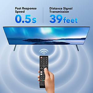 Newest Universal Remote Control for All Samsung TV Remote, Replacement Compatible for All Samsung Remote Control for Smart TV, LED, LCD, HDTV, 3D, Series TV