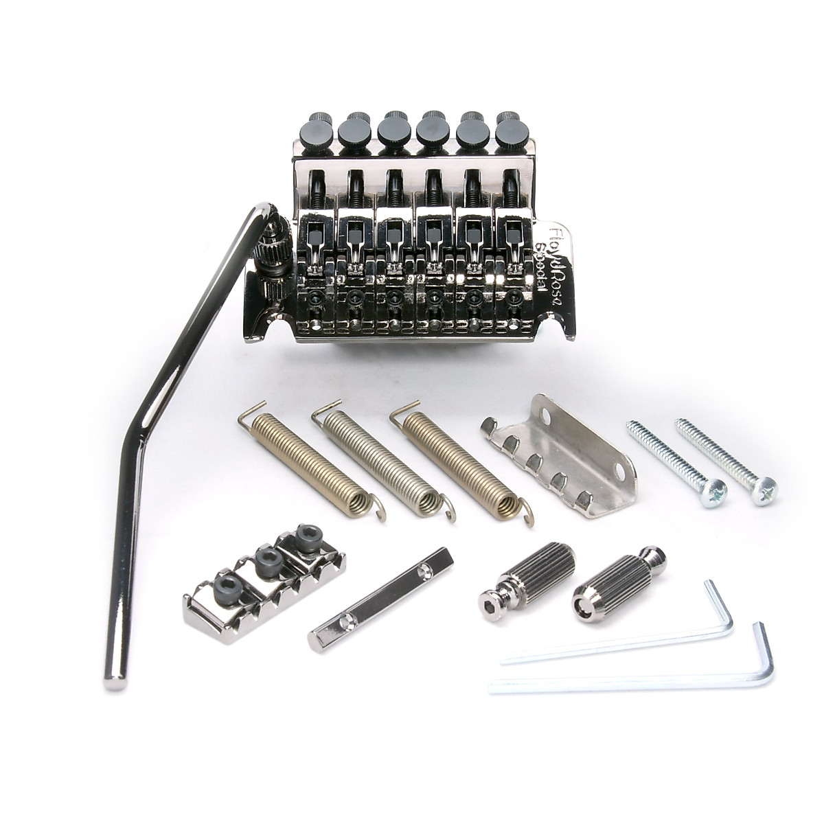 Floyd Rose 8.641-049.0 Special Series Tremolo Bridge w/ R3BN Nut Black Nickel