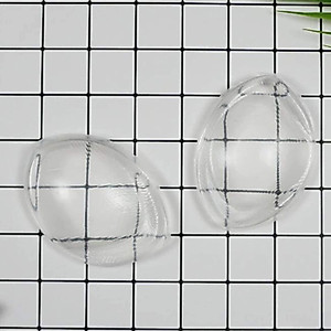 LZWIN Waterproof Silicone Bra Inserts - Push Up Breast Pads Bust Enhancers for Summer Swimsuits & Bikini (Medium (A/B Cup))