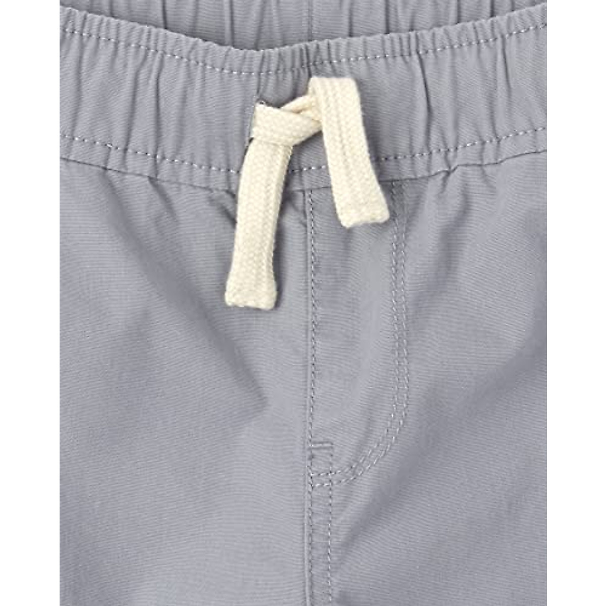 The Children's Place boys Pull on Jogger Shorts, Fin Gray/Flax/Tidal 3 Pack, 8 US