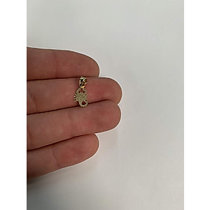 Dainty 10k Solid Gold Scorpion Pendant for Necklace, November Zodiac Scorpio Charm Jewelry Gift for Fashion Wear