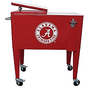 Leigh Country TX 93788 Alabama Crimson Tide 60 Qt Rolling Cooler