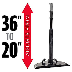 Franklin Sports Kids Teeball Batting Tee - 1 Position Hitting Tee for Teeball, Softball + Baseball + Stand - Adjustable Youth Tee