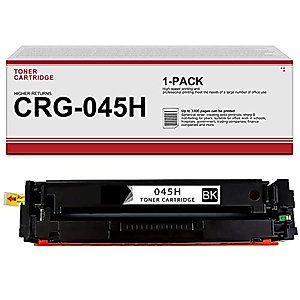 TopInk Compatible 045H CRG045H Toner Cartridge Replacement for Canon Color imageCLASS LBP610C Series LBP612Cdw LBP613Cdw Printer [Black,1-Pack]