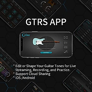 GTRS W800 Professional Electric Guitar Kit with Intelligent Process System and GTRS Wireless Footswitch Controller