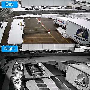 SV3C POE Camera, 4MP POE IP Security Camera Outdoor(Wired), Motion Detection, HD Infrared Night Vision, Metal Shell, IP66 Waterproof, Onvif Conformant, Support SD Card Record, RTSP, APP, PC